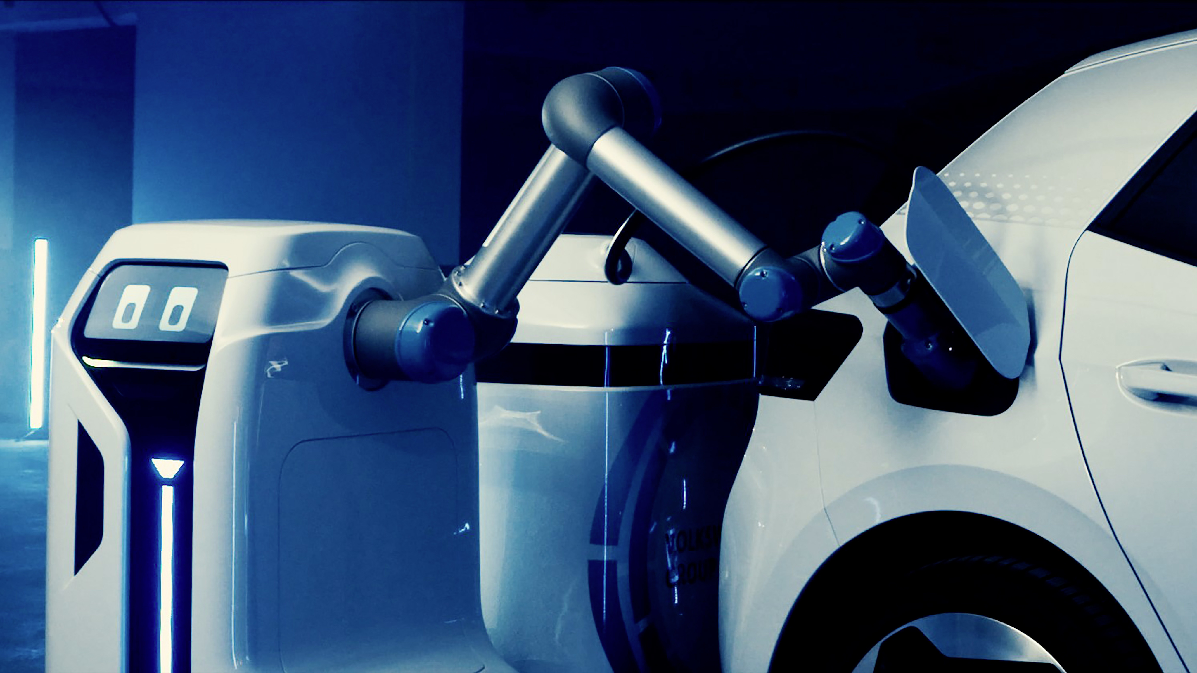 Volkswagen debuts EV charging robot | Automotive Powertrain Technology ...