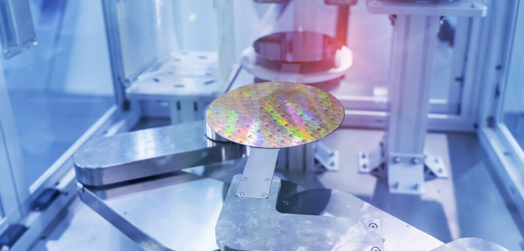 Silicon Wafers and Microcircuits with Automation system control ...
