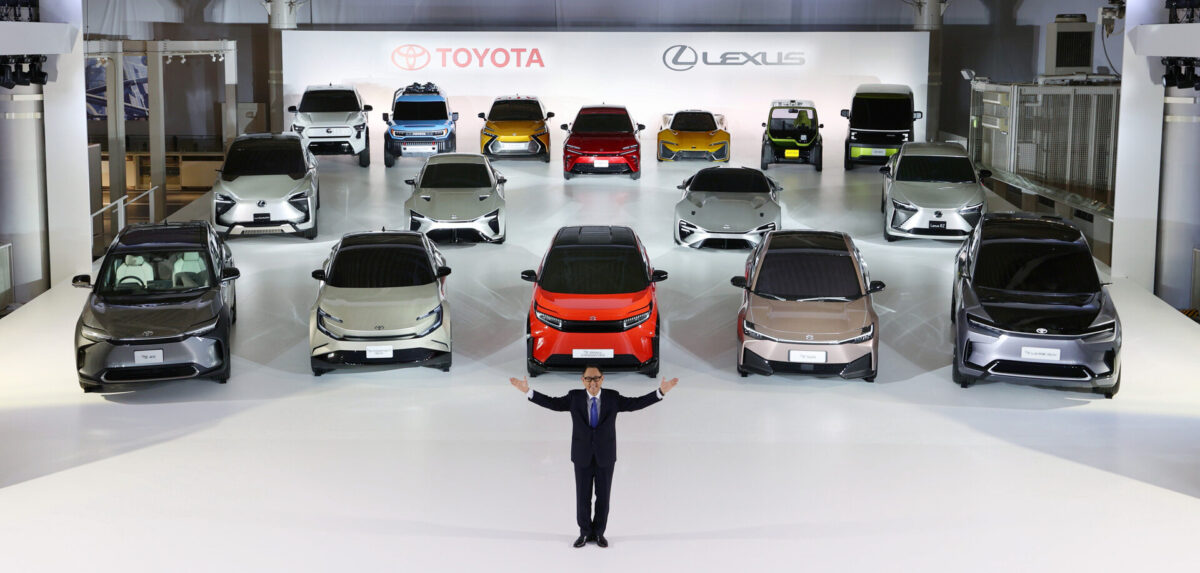 Toyota maps out path to carbon neutrality with 15 EV concepts ...