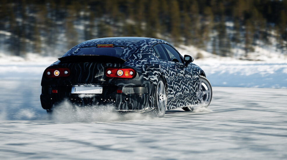 Mercedes-AMG’s first electric vehicle platform AMG.EA undergoes winter ...